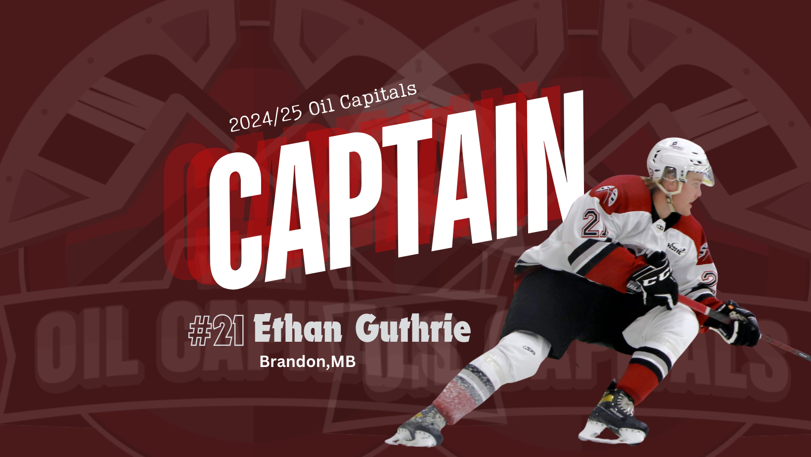 OIL CAPS NAME ETHAN GUTHRIE CAPTAIN FOR THE 2024-2025 SEASON | Virden ...