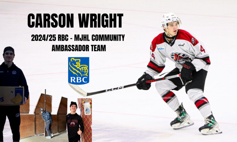CARSON WRIGHT NAMED TO RBC – MJHL COMMUNITY AMBASSADOR TEAM | Virden ...